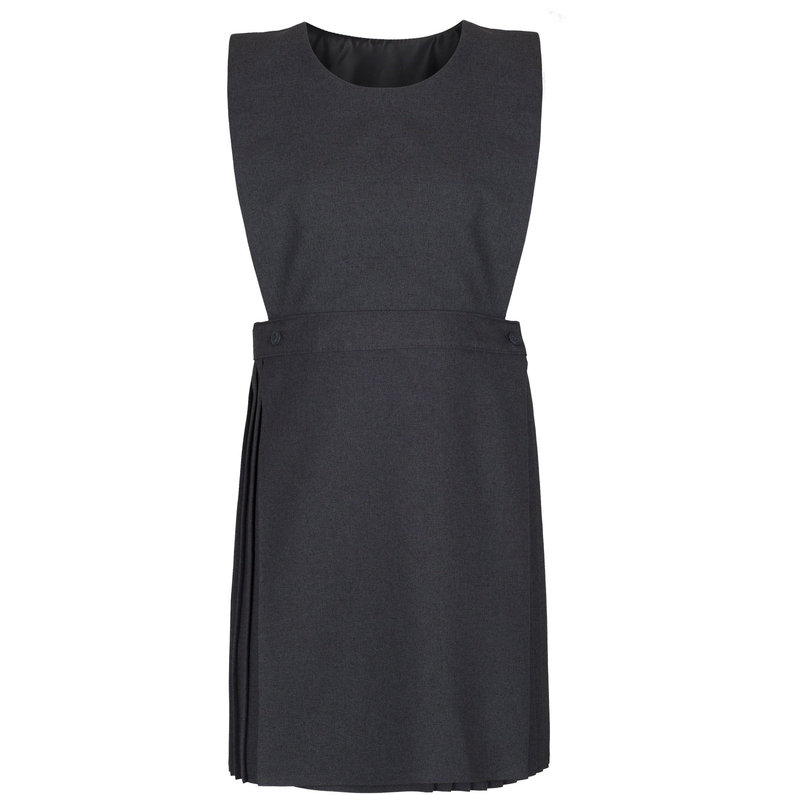 Girls Bib Pleated School Pinafore